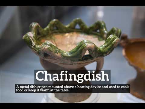 What is Chafingdish? | How to Say Chafingdish in English? | How Does Chafingdish Look?