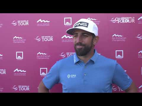 Matthieu Pavon Saturday English & French Flash Interview 2023 Ras Al Khaimah Championship · Round 3