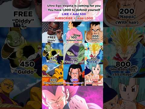 Ultra Ego Vegeta is Coming For You! 🗣️ | #dragonball #dragonballz #dbz