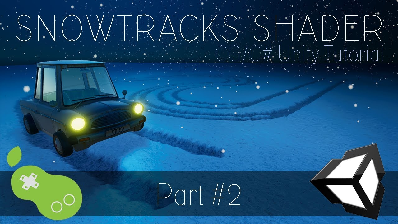 Snowtracks Shader - Unity CG/C# Tutorial [Part 2 - Create Vertex Displacement Tesselation]