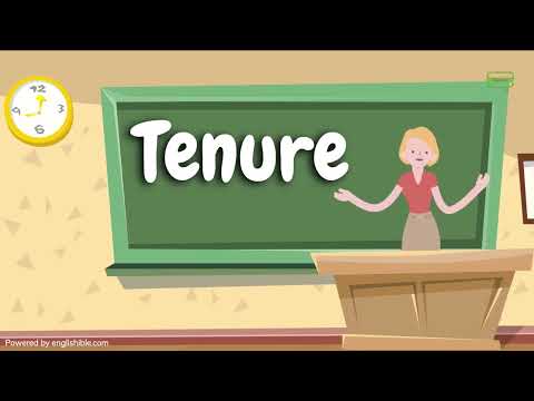 How to Pronounce Tenure | Tenure Pronunciation