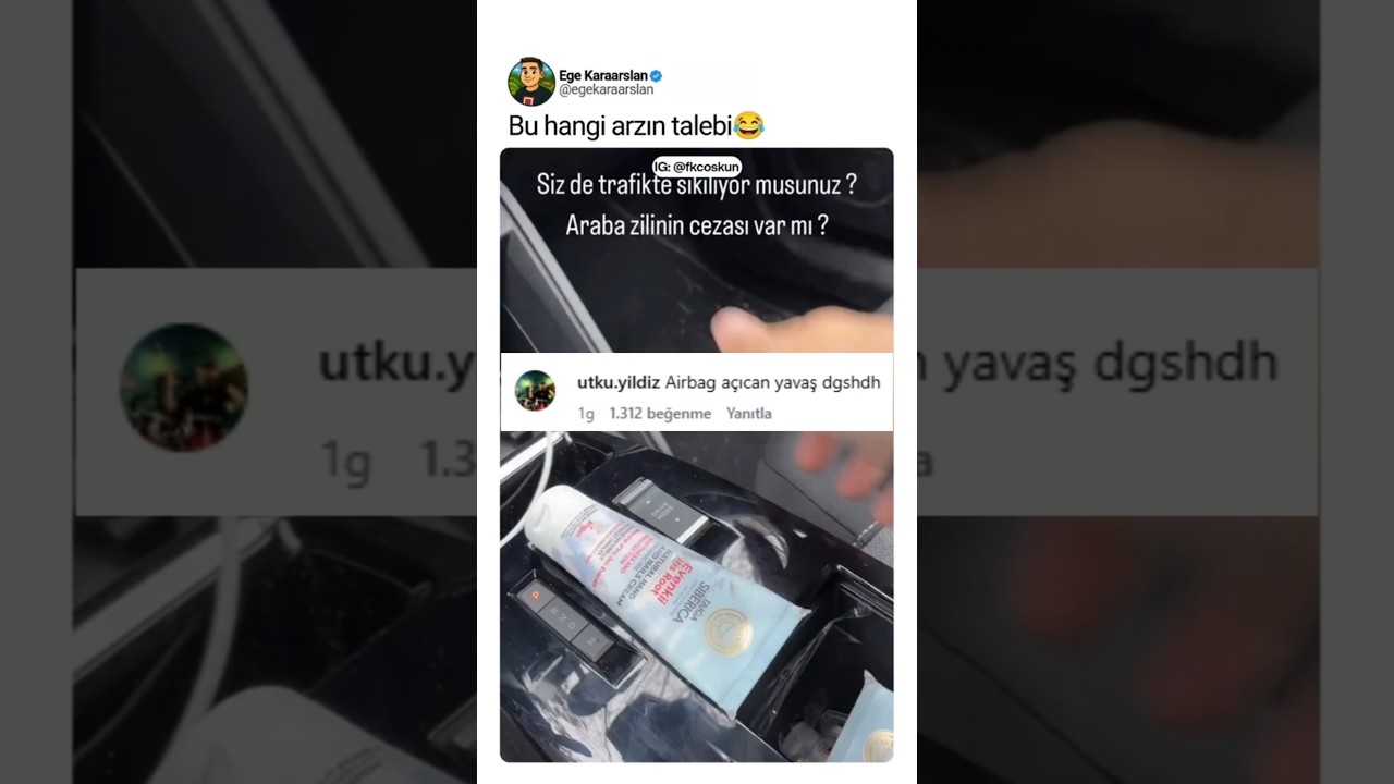 Bu hangi arzın talebi 😂