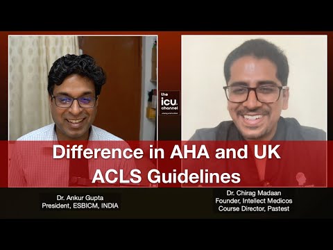 Difference in AHA (American) and Resus UK ACLS Guidelines