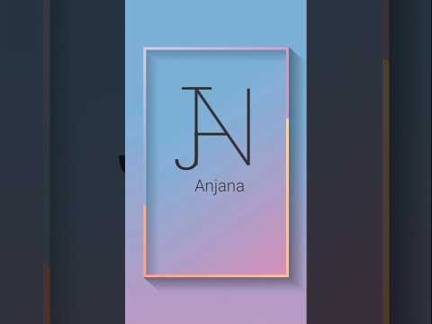 Anjana name logo #shorts #youtubeshorts #ytshorts #logo #viral #viralvideo