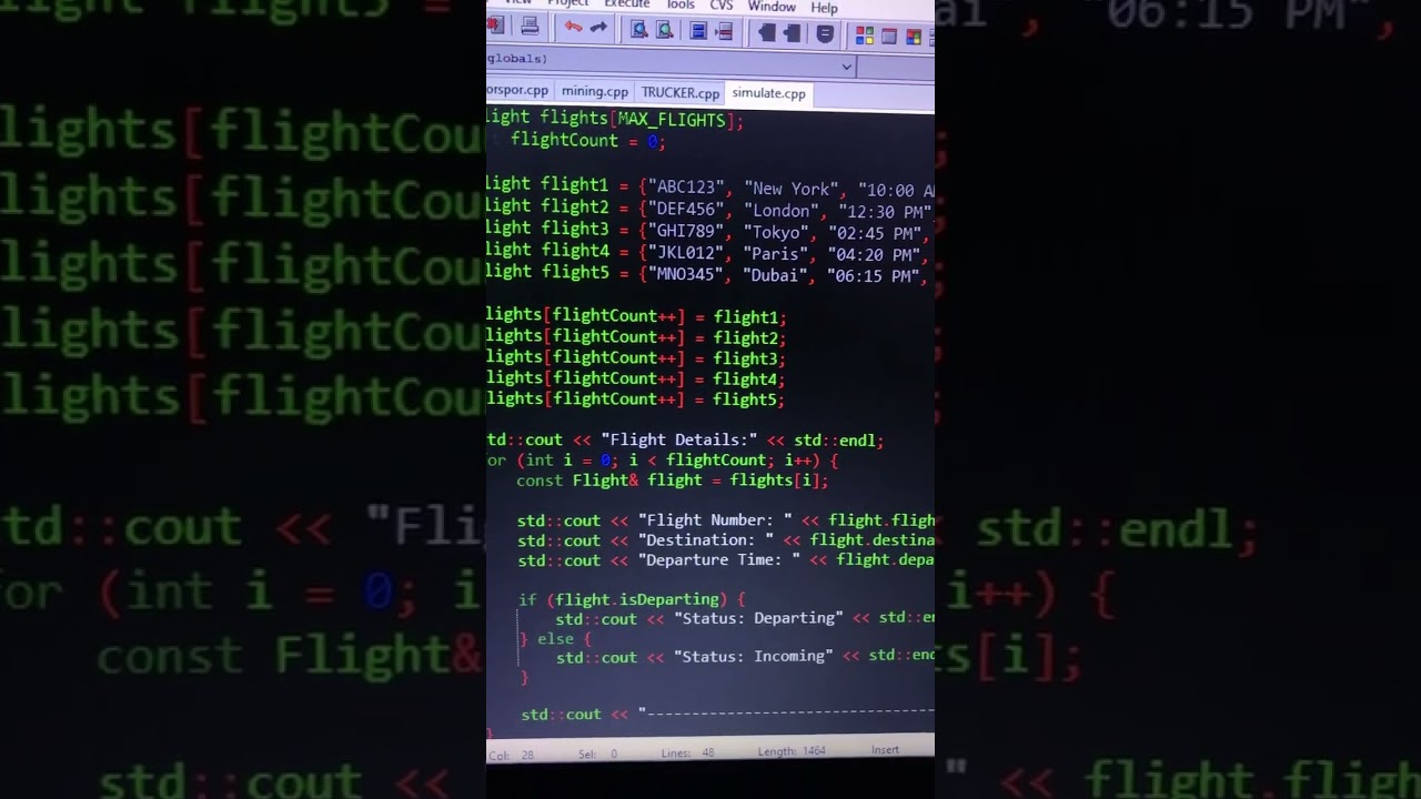 airline info c++#codingninja #coderstokyo #coders #codelife #codemasters #codinglife #code #coding