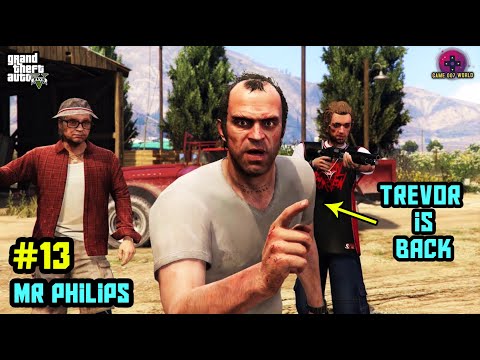 gta 5 mr philips mission | gta v mr philips mission | trevor first mission | trevor kiss