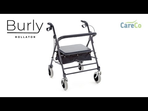 Burly Walker - Heavy Duty Zimmer Frame with Wheels