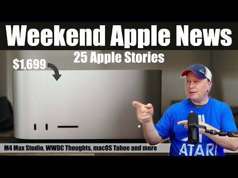 M4 Max Studio Low Price, WWDC Thoughts, No Apple Intelligence, Tahoe Features, And More Apple News