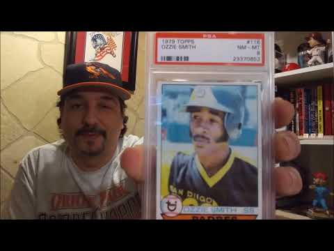 300 GREAT BASEBALL CARDS Of The 20th Century Pickup 1979 Topps Ozzie Smith PSA 8