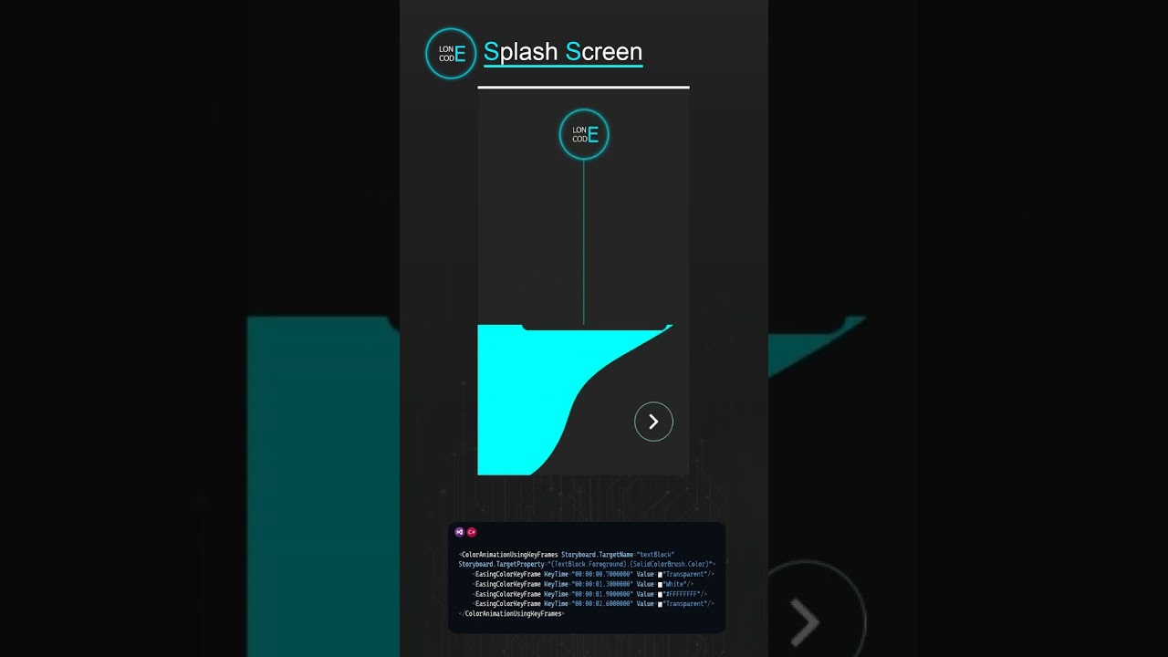 Modern SplashScreen | Beautiful Design C# Wpf C# #shorts