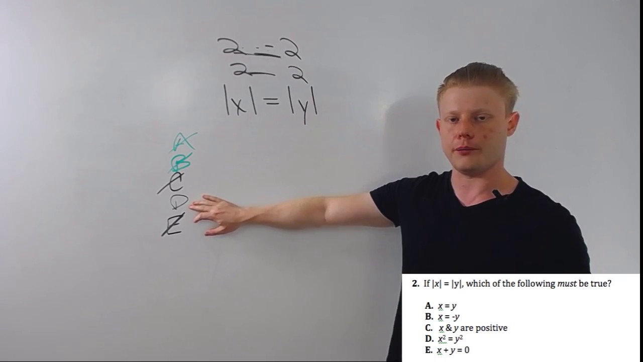 ACT Math:  Absolute Value Equations