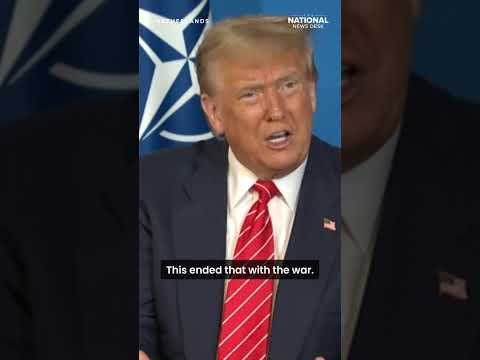 Trump compares Iran strikes to Hiroshima