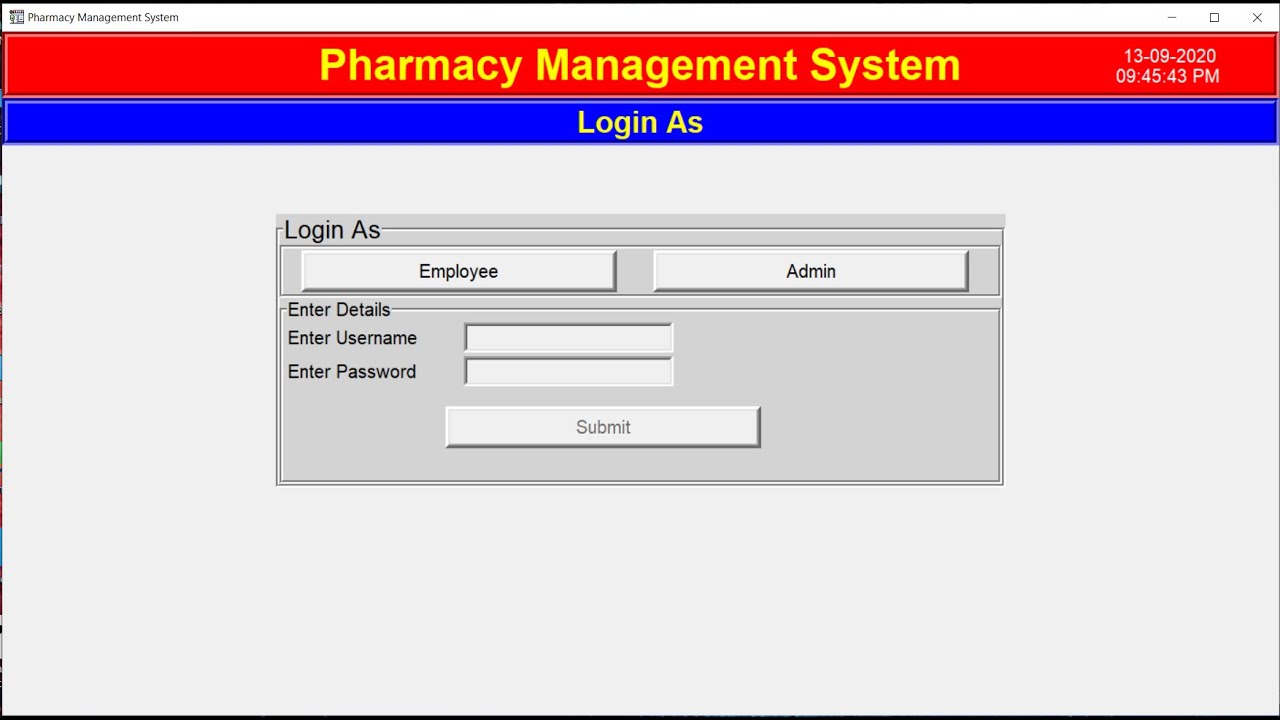 Pharmacy Management System (Advanced) with Database Part 1 | Python Tkinter Projects in Hindi