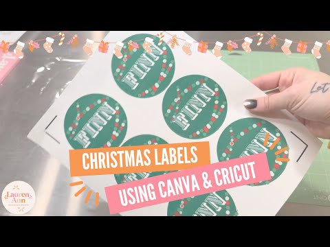 Cricut Tutorial: Name Tag Labels using Cricut and Canva