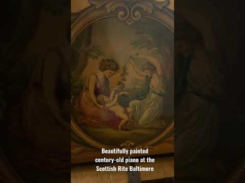 Hidden Artwork on Masonic Piano