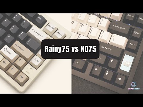 Chilkey ND75 vs WOBKEY Rainy75 Sound Test