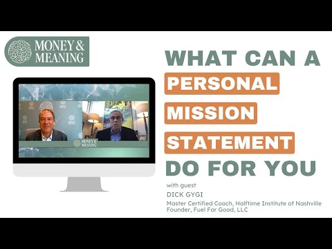 What Can a Personal Mission Statement Do For You?