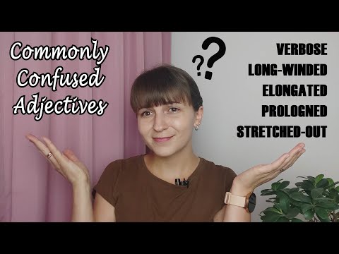 3 Minutes Proficiency Vocab | Verbose, Long-winded, Elongated, Prolonged, Streached-out