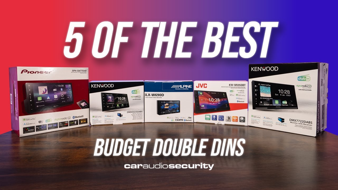 TOP 5 Budget CarPlay/Android Double Din Head Units of 2024 | Car Audio & Security