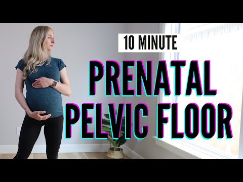 10 Minute Prenatal Pelvic Floor Workout for Labor + Delivery Prep - prep core for labor + delivery