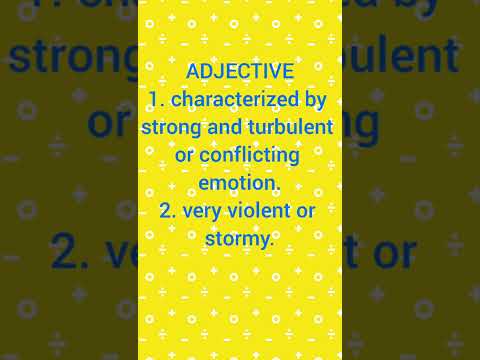 Learnology: How to pronounce "Tempestuous"