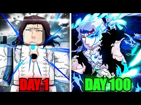 Spending 100 Days SEGUNDA Coyote Starrk In Type Soul...(Roblox)