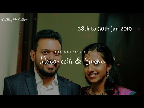 Navaneeth & Sneha Wedding LIVE