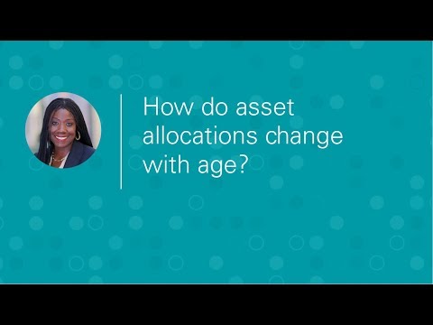 How do asset allocations change with age?