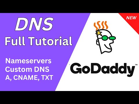 How to Add DNS Records - A, CNAME, TXT, Nameservers on Godaddy Domain