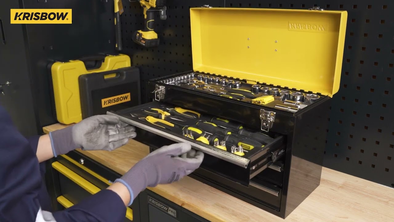 Krisbow Mechanic Tool Kit 445 Pcs – Solusi Lengkap Perkakas untuk Profesional Otomotif & Teknik