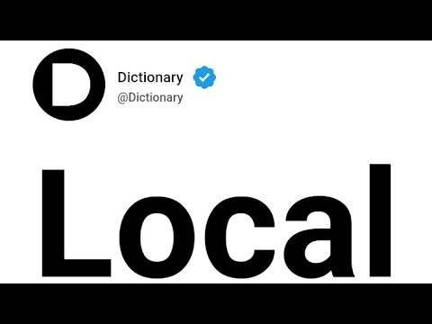 Local Meaning In English