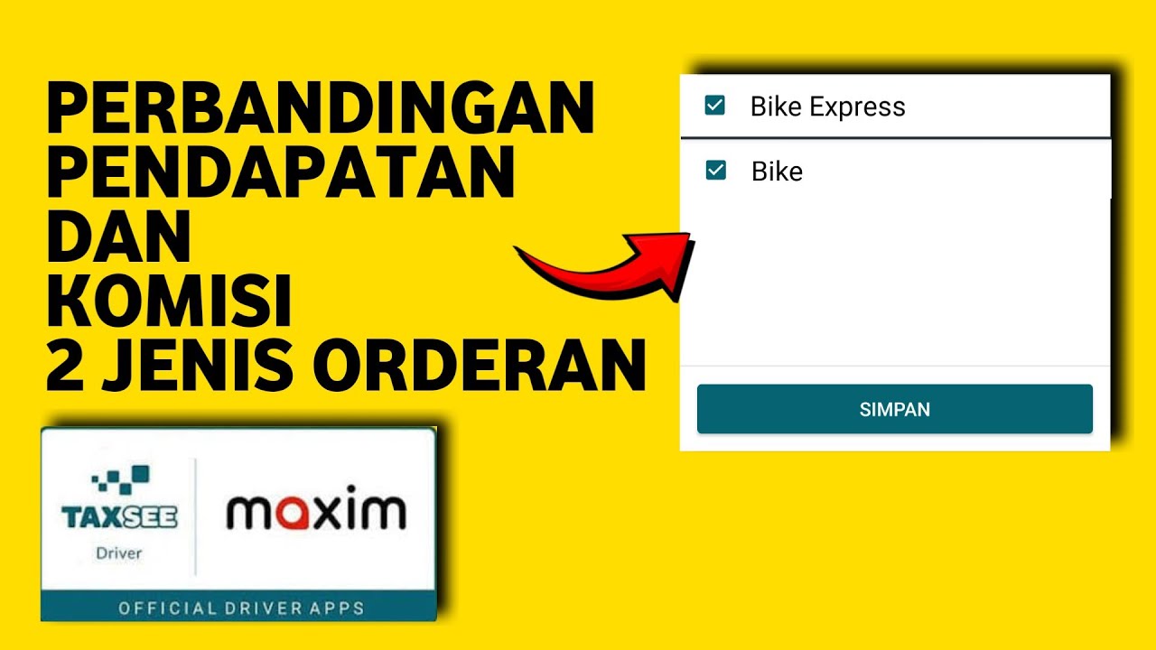 Perbedaan Bike Biasa Dan Bike Express Pada Pendapatan Maxim Driver