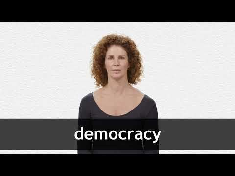 DEMOCRACY 释义 | 柯林斯英语词典