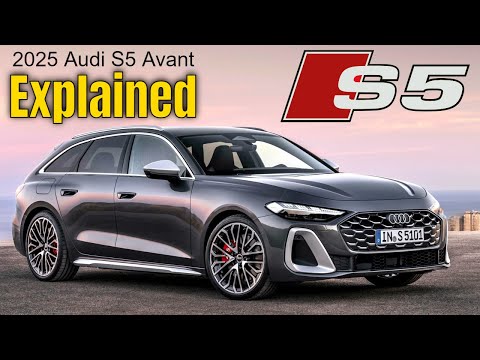 New 2025 Audi S5 Avant in Daytona gray Explained