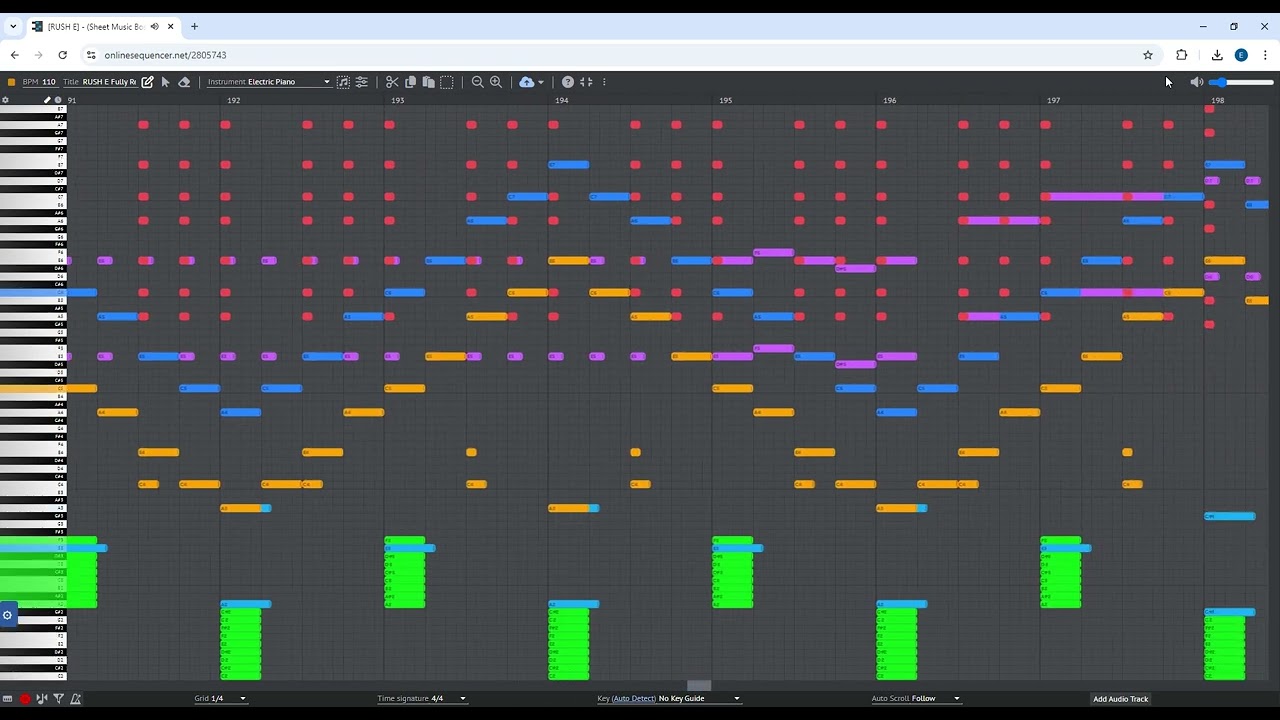 RUSH E (Online Sequencer)