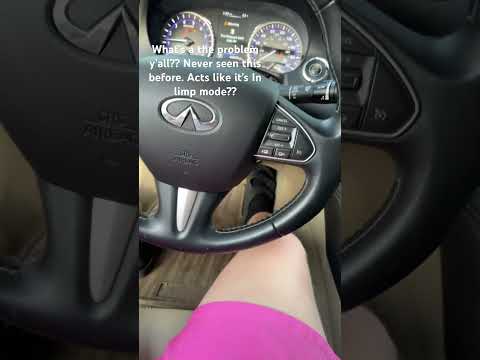 2017 q50 3.0t limp mode? Acceleration problem. Won’t go past 2nd gear& barelythrottle response!!