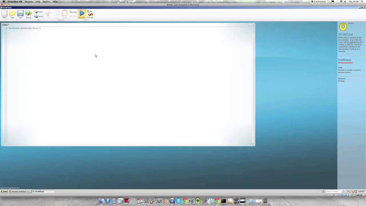 Small Basic Beginners Tutorial 1: First Look