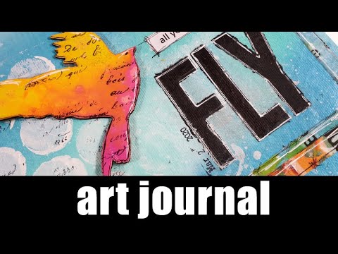 art journal | NEW Dina Wakley gloss sprays