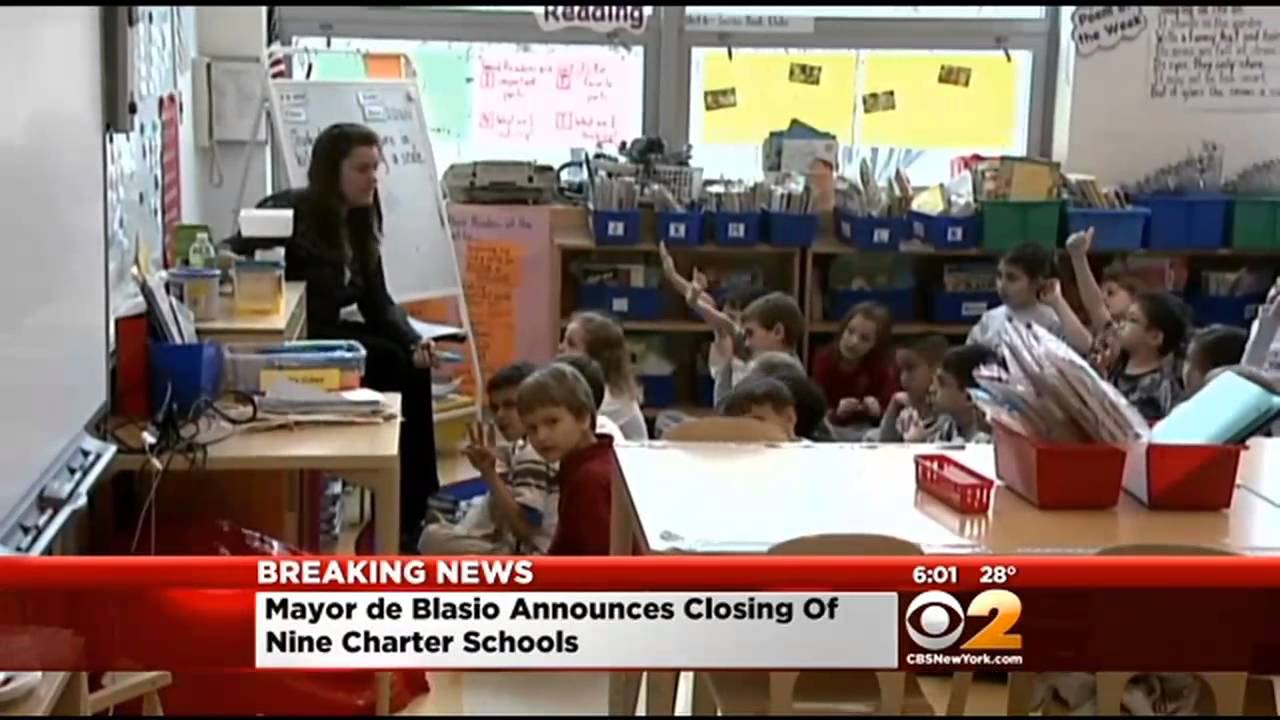 New York City Mayor De Blasio Deals Blow To Charter Schools
