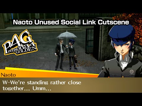 Persona 4 Golden - Naoto Unused Social Link Cutscene