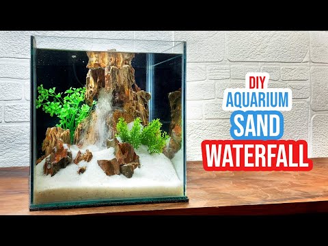 DIY Sand Waterfall Aquarium Decoration That WOWS!