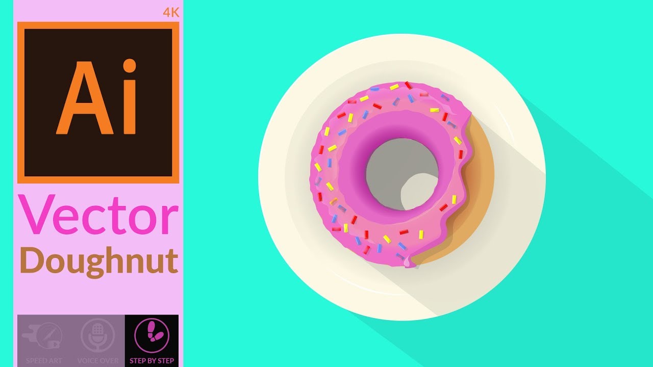 Designing a Vector Donut in Adobe illustrator CC