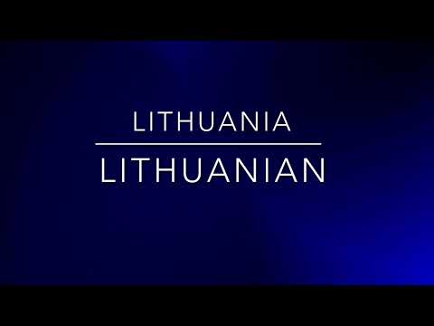 How to pronounce Lithuanian