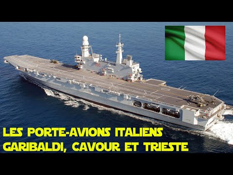 Italian aircraft carriers Cavour, Garibaldi and Trieste