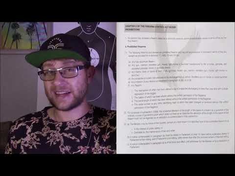 Firearm Legal Test - Chapter 2 (Prohibitions)