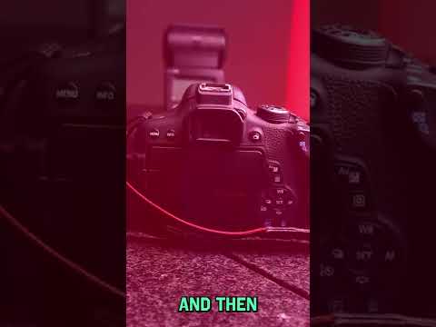 Did you know this DSLR trick? E4 Blurry view finder #Shorts