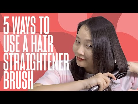 Hair Tips – 5 Ways to Use a Hair Straightener Brush [2020 New Release]