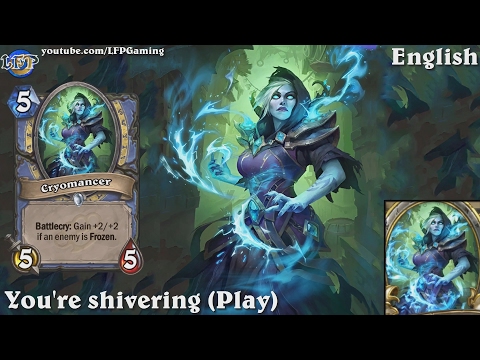 Hearthstone: Cryomancer card sounds in 14 languages -MSoG -Gadgetzan