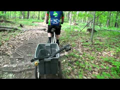 Lakeshore Park (Tree Farm) Mountain Bike Trail, Walled Lake, Michigan