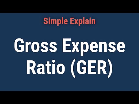 How the Gross Expense Ratio (GER) Works